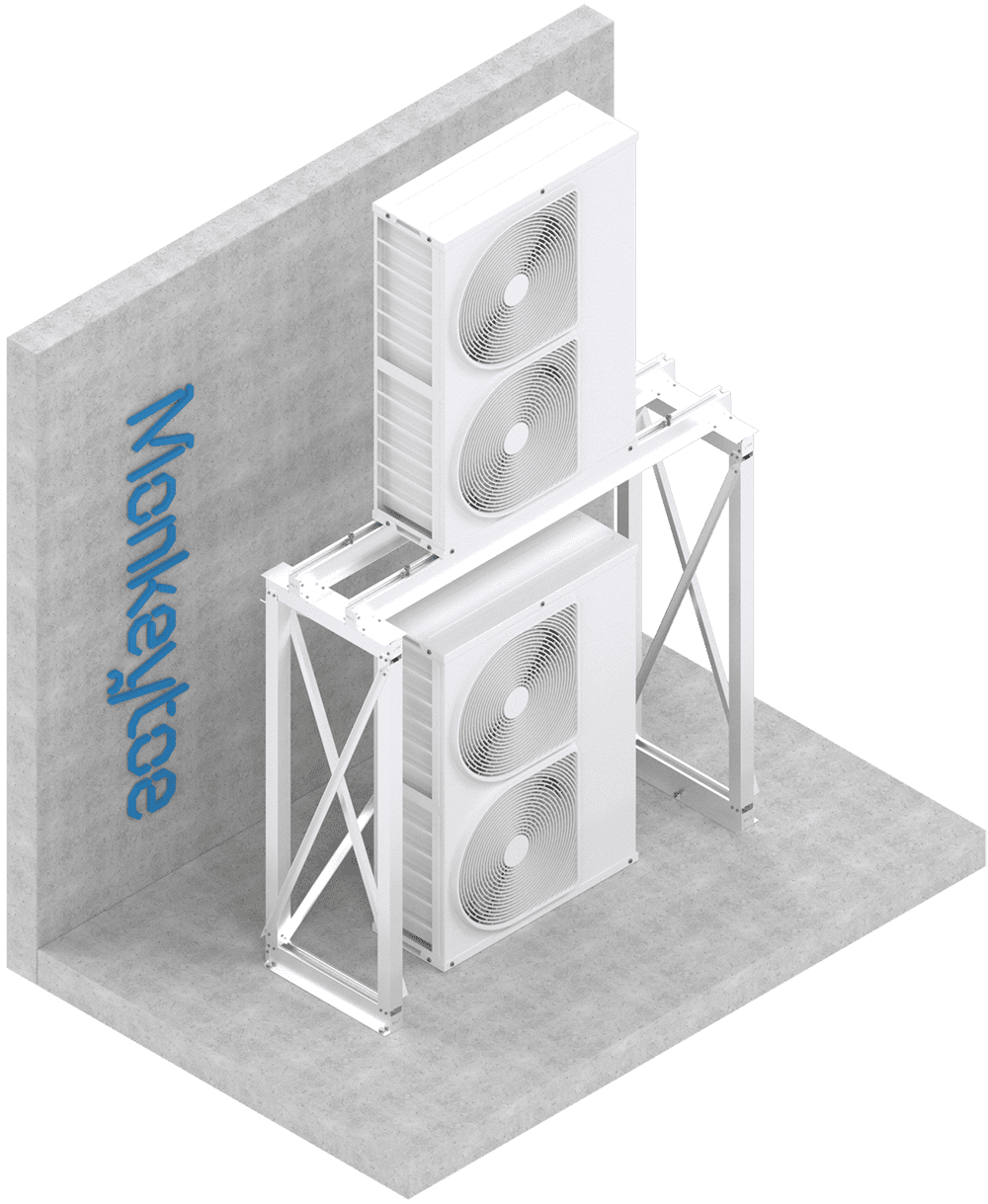 CS025.2 Unit Stacker Mount - up to 150kg - Monkeytoe Australia